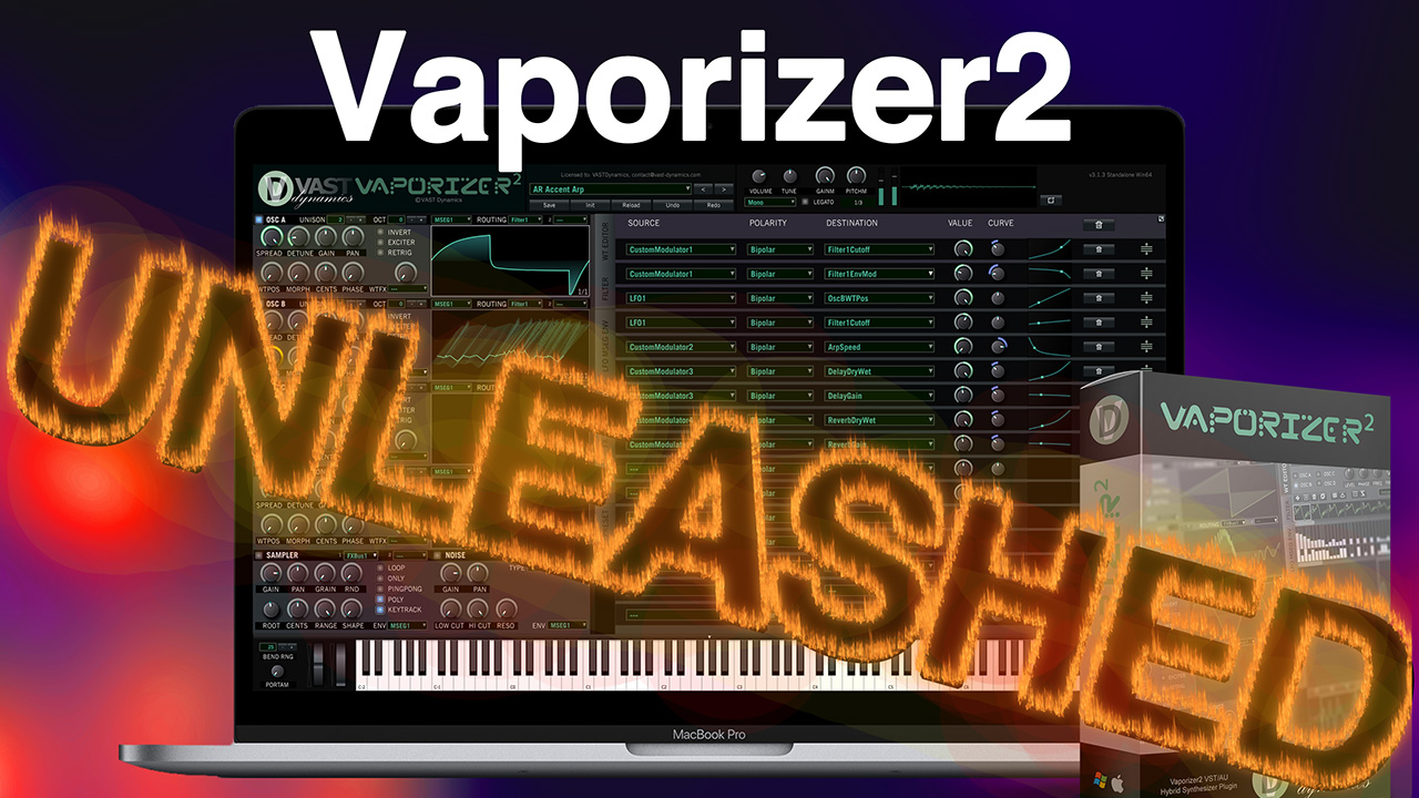Free plug-in Vaporizer2 with major update now with native Mac M1/M2 ...
